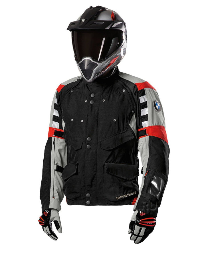Мотокуртка мужская BMW Motorrad Jacket Rallye Black/Red - купить в ...
