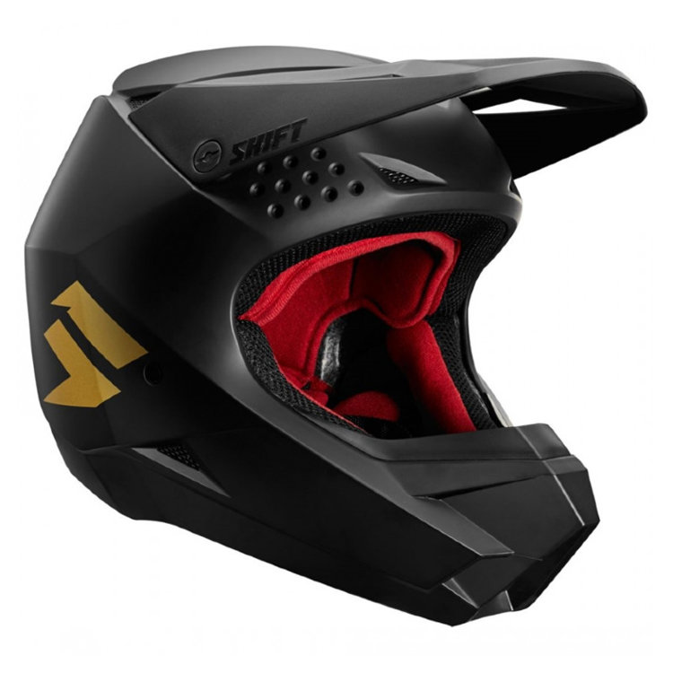 Мотошлем Shift Whit3 Helmet Black/Gold - купить в Украине | Moto Stuff