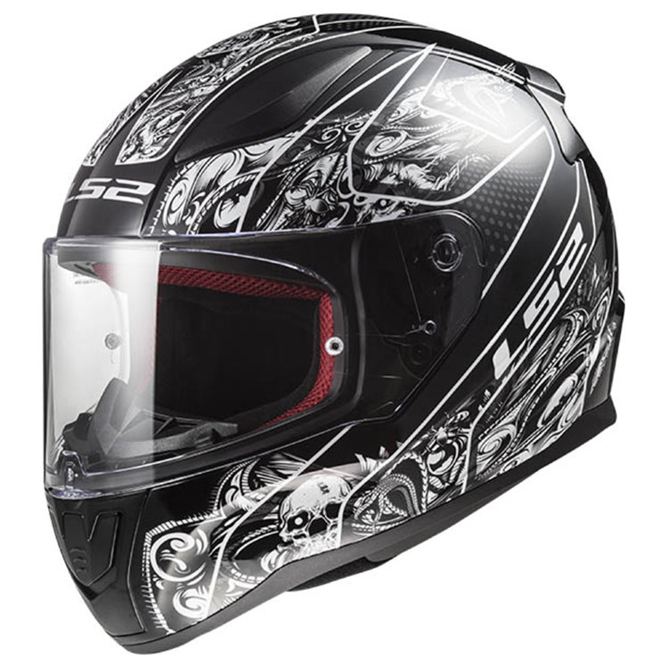 Мотошлем LS2 FF353 Rapid Crypt Black/White - купить в Украине | Moto Stuff